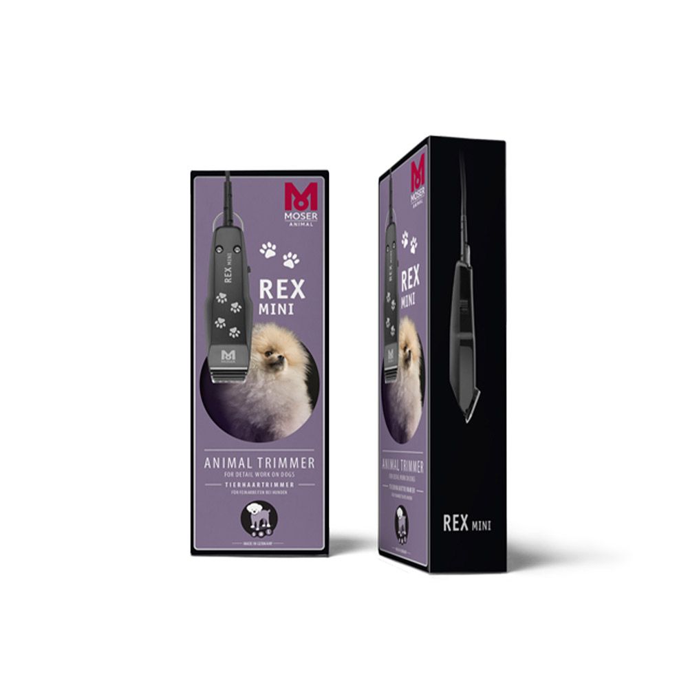 Moser Rex Mini Trimmer | Precisiework voor Hond & Kat